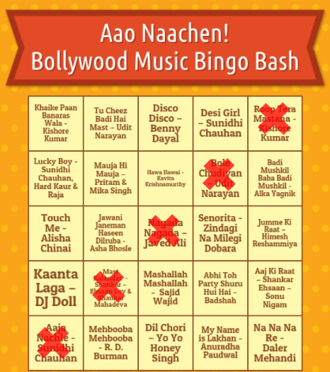 Aao Naachen! Bollywood Bingo Bash! - Alex Ranahan