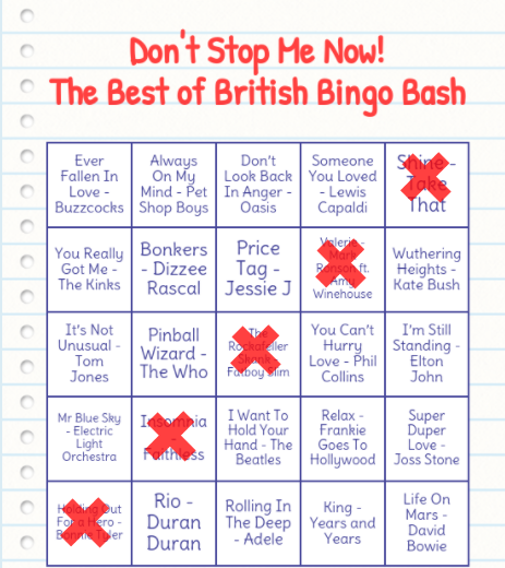 Best of British Bingo - Alex Ranahan